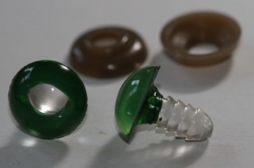 Bastelmaus-Shop - 14 mm Sicherheitsaugen Echsenaugen grün - Pupille ...